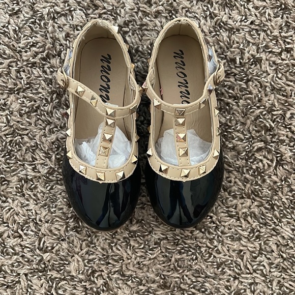 Shoes | Little Girls Red Flats Or Black | Poshmark